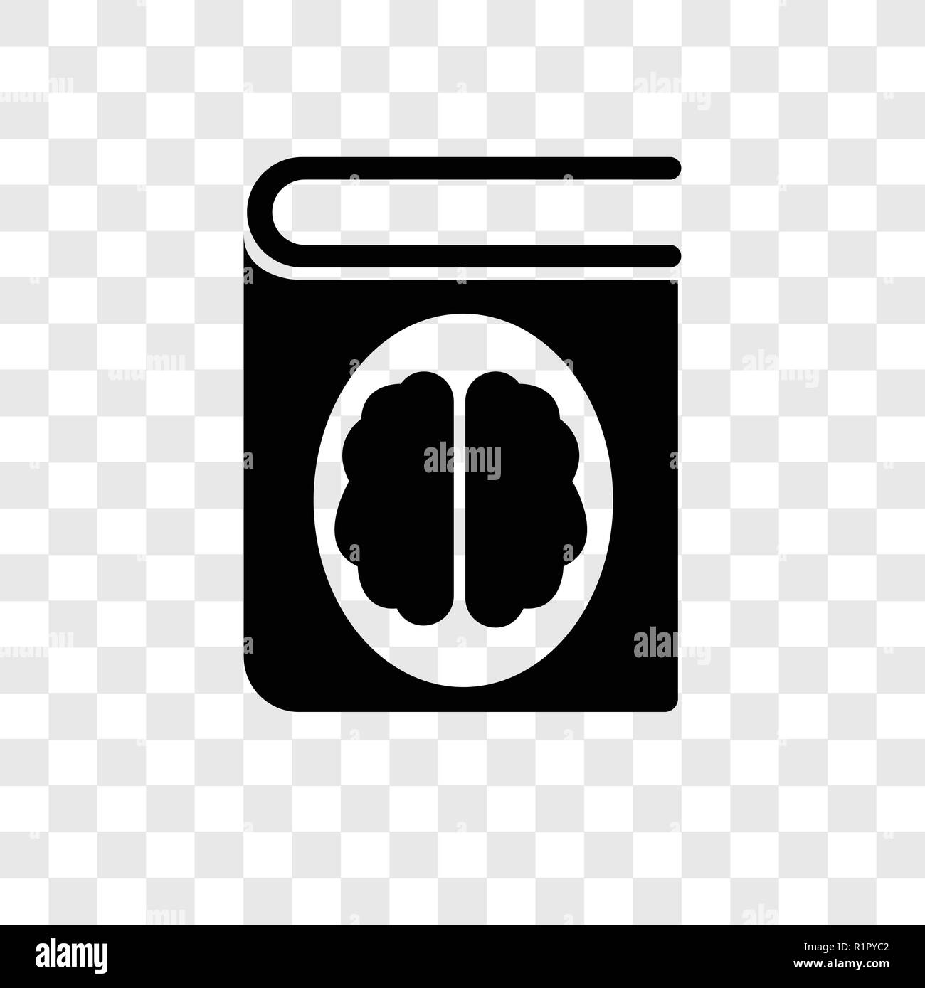 Book vector icon isolated on transparent background, Book transparency ...