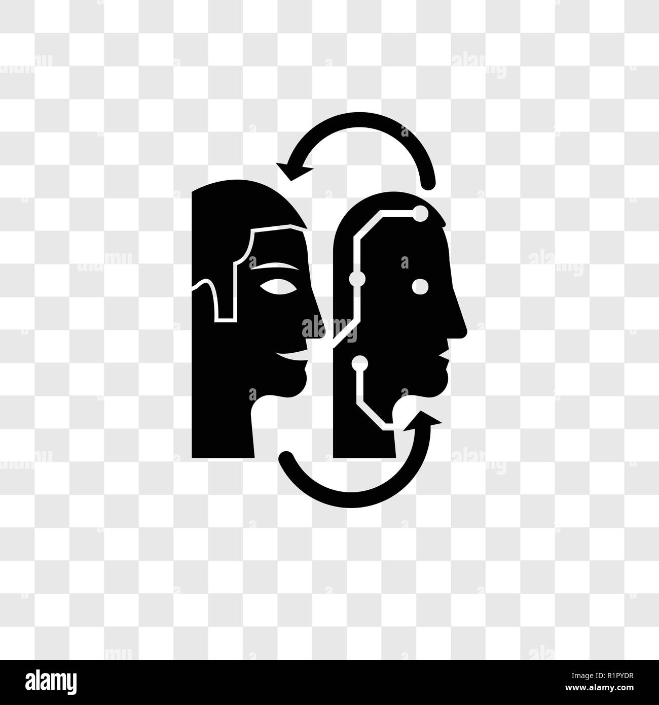 Replacement vector icon isolated on transparent background, Replacement ...