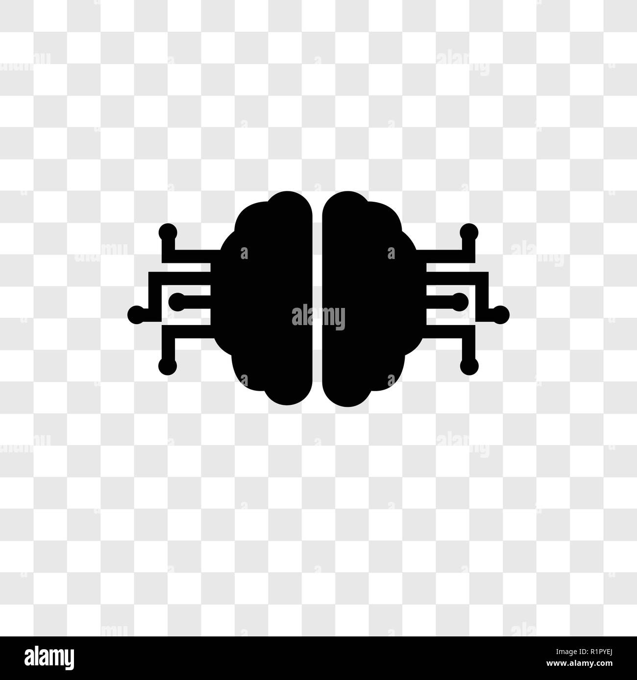 Network vector icon isolated on transparent background, Network ...