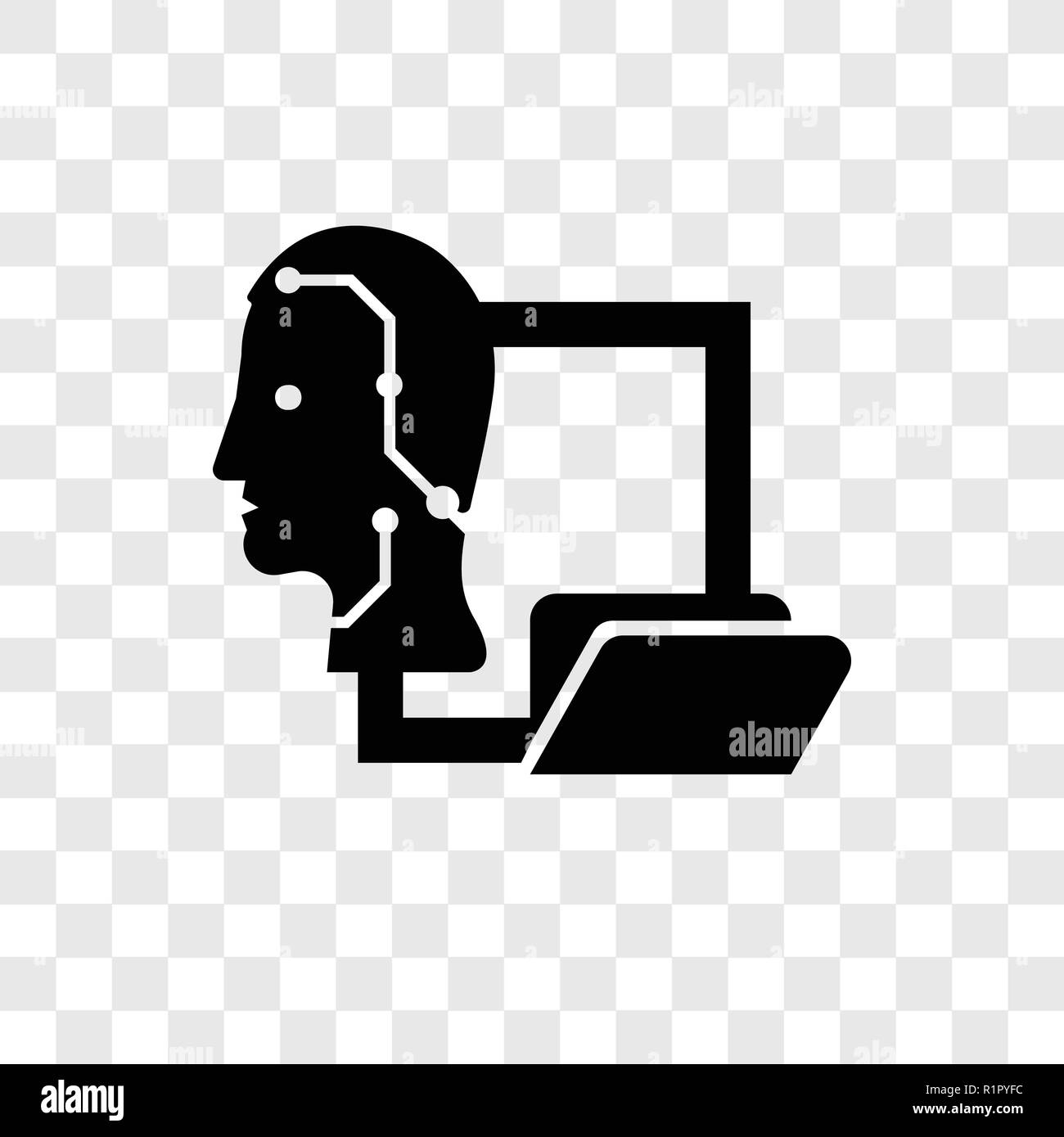 Transfer vector icon isolated on transparent background, Transfer ...