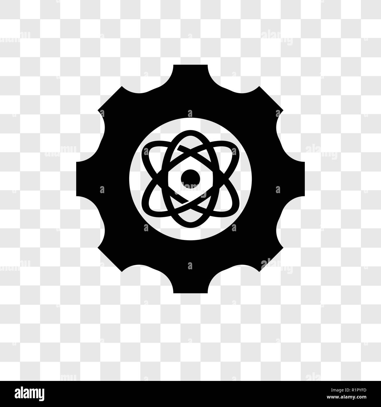 Science vector icon isolated on transparent background, Science ...