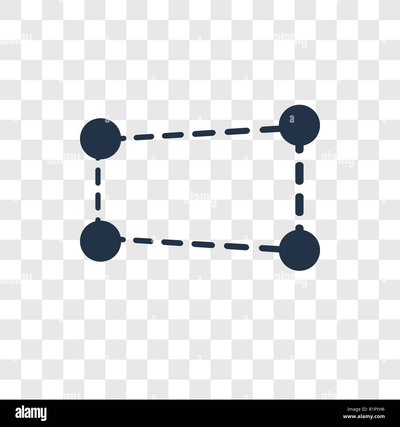 Distort vector icon isolated on transparent background, Distort ...