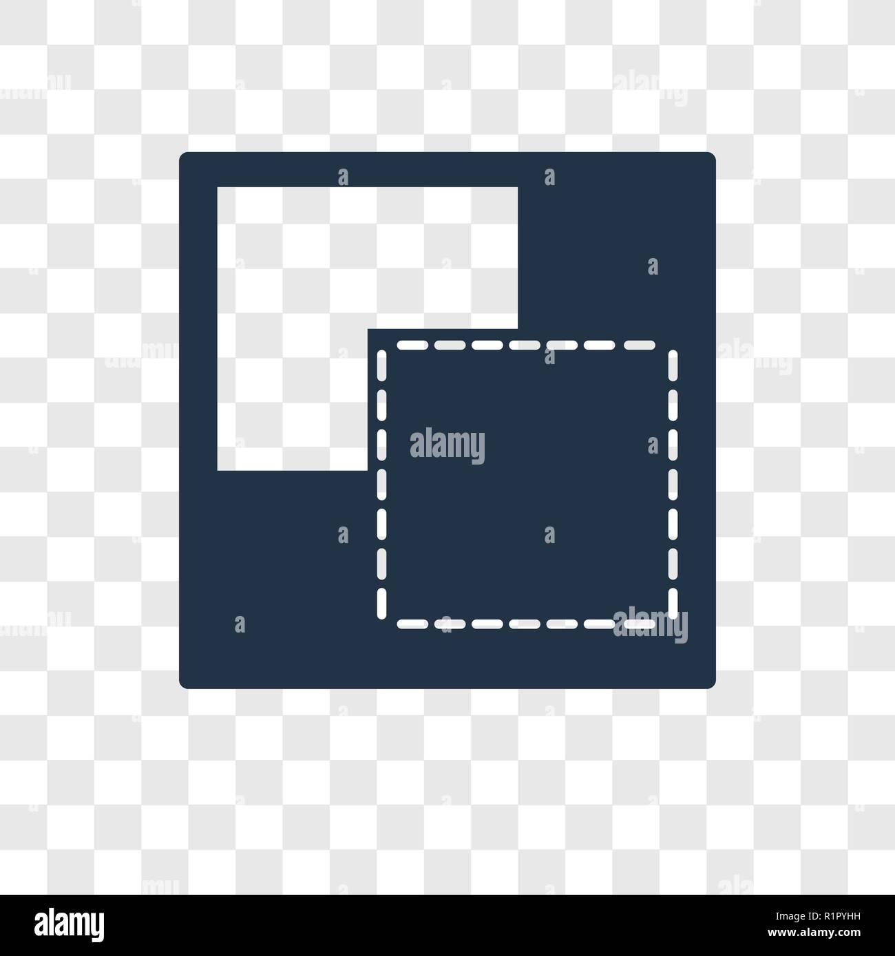 Background vector icon isolated on transparent background, Background ...