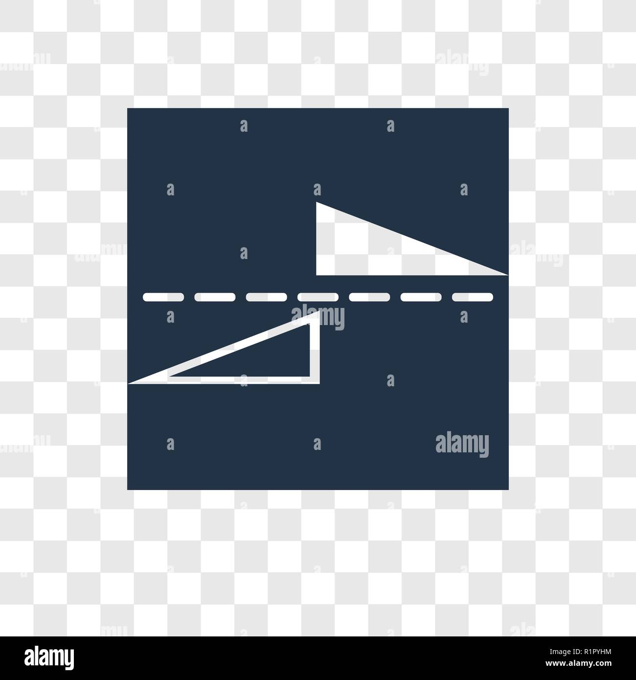 Flip vector icon isolated on transparent background, Flip transparency ...