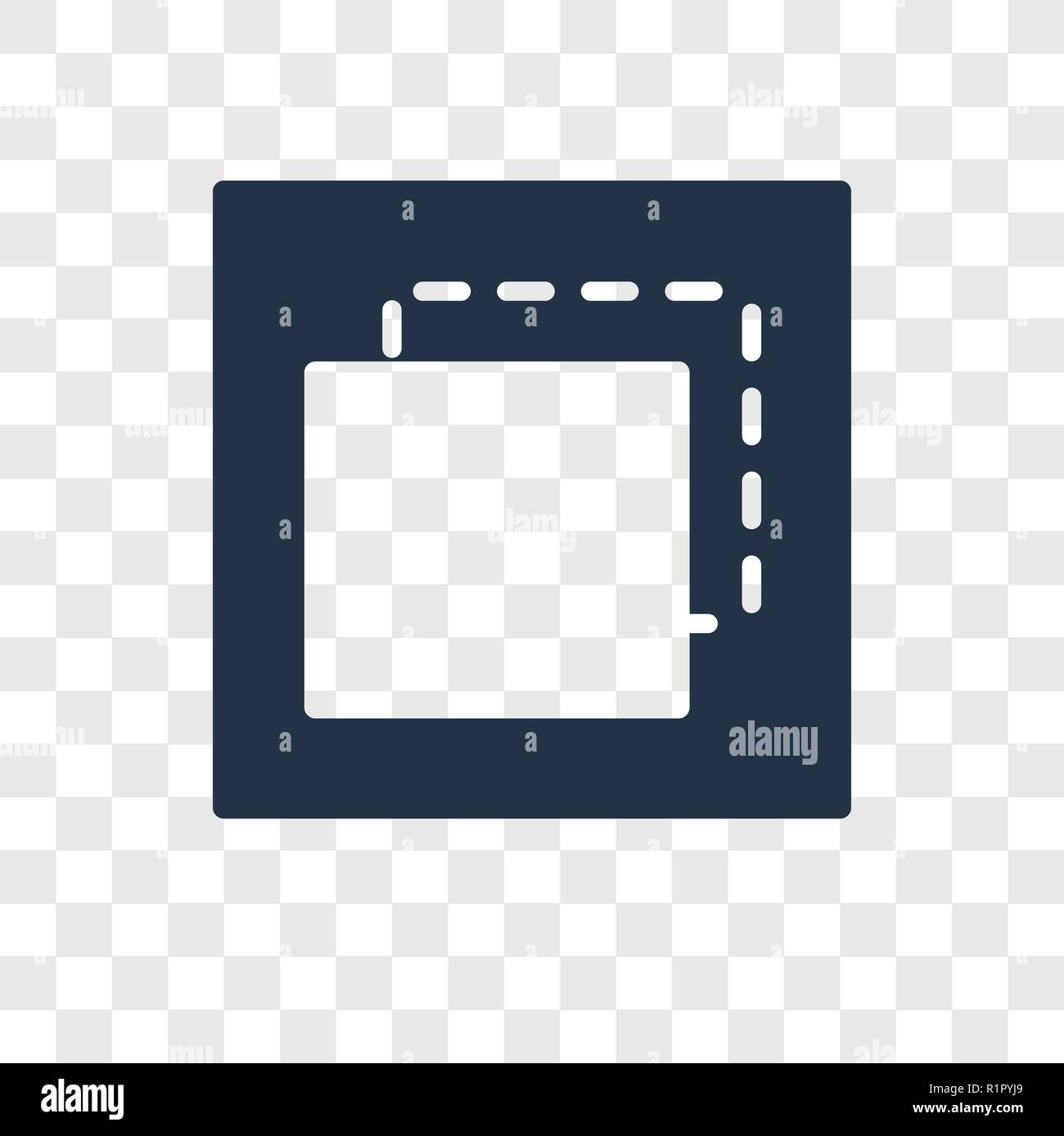 Foreground vector icon isolated on transparent background, Foreground ...