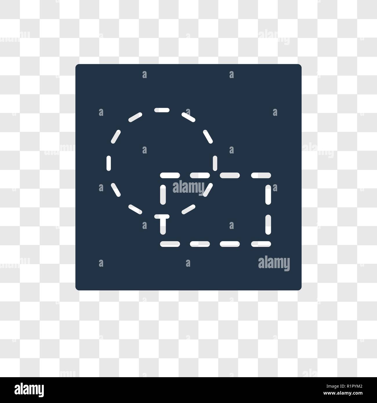 Circular vector icon isolated on transparent background, Circular ...