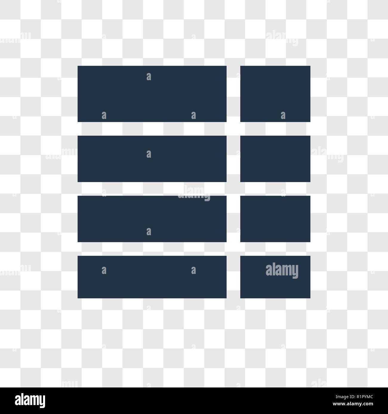 Square vector icon isolated on transparent background, Square ...