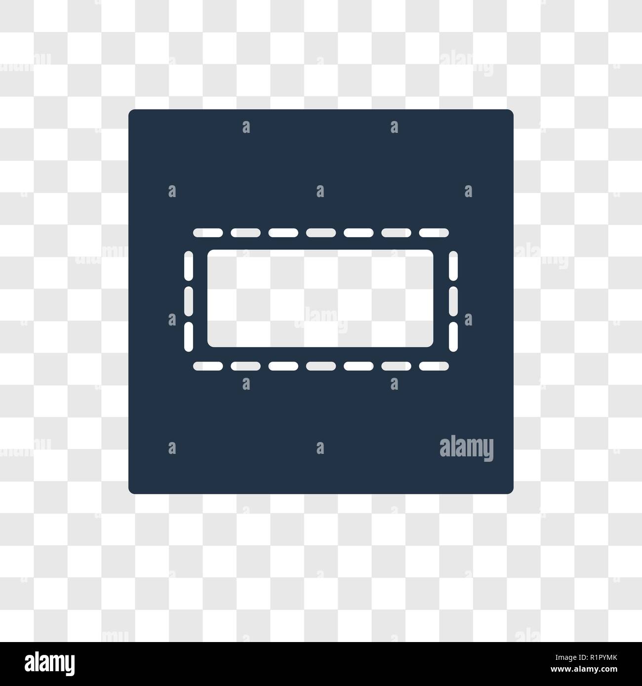 Center alignment vector icon isolated on transparent background, Center ...