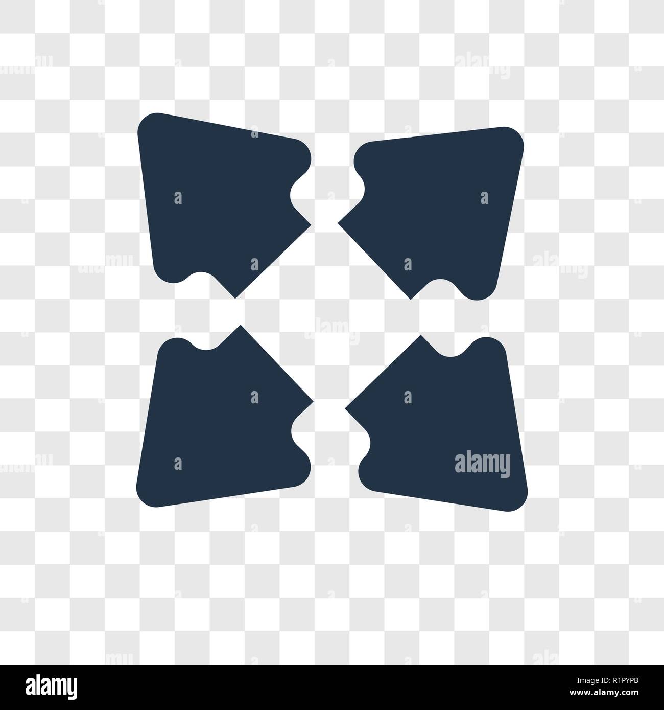 Move vector icon isolated on transparent background, Move transparency ...