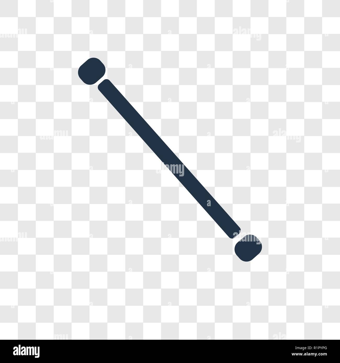 Lengthen vector icon isolated on transparent background, Lengthen ...