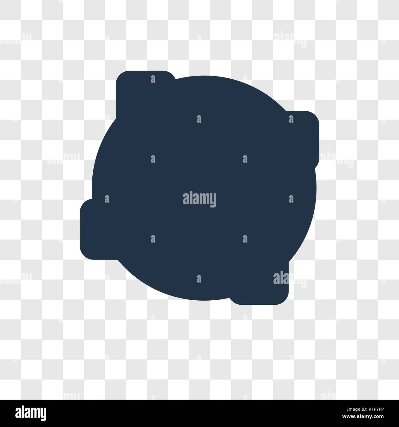 vector icon isolated on transparent background, transparency logo ...