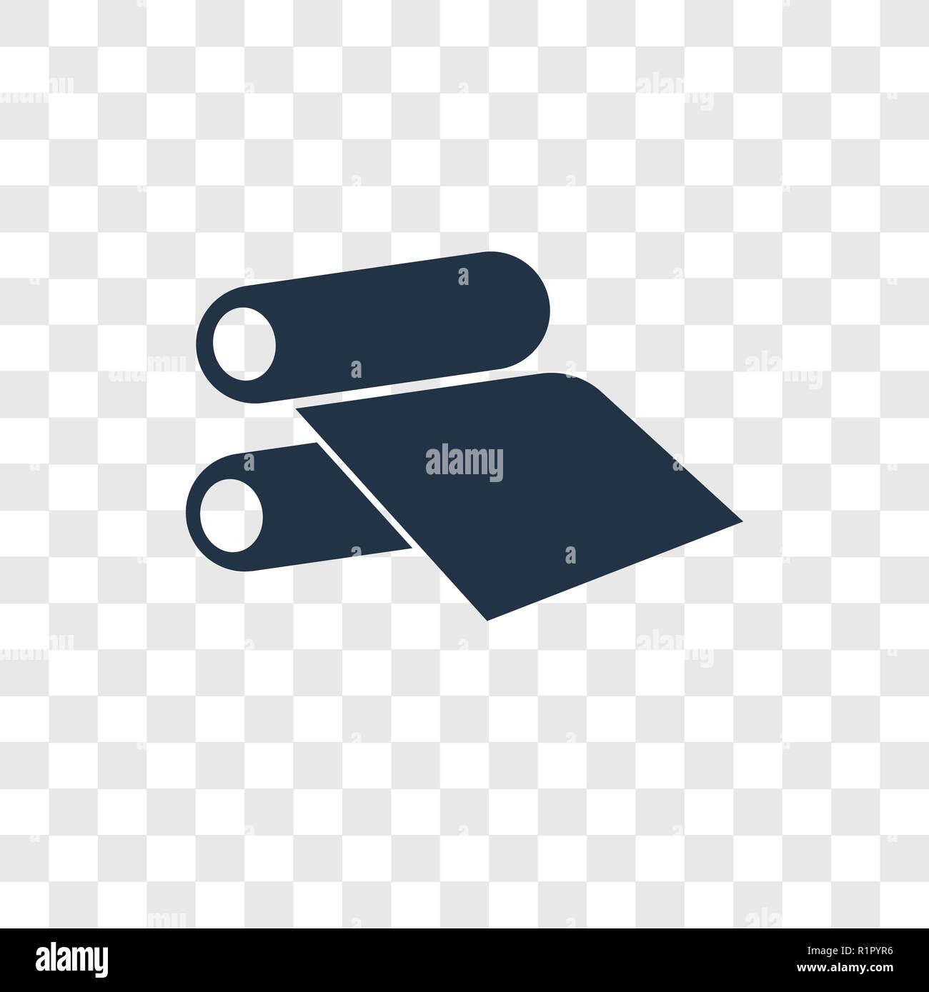 Offset vector icon isolated on transparent background, Offset ...