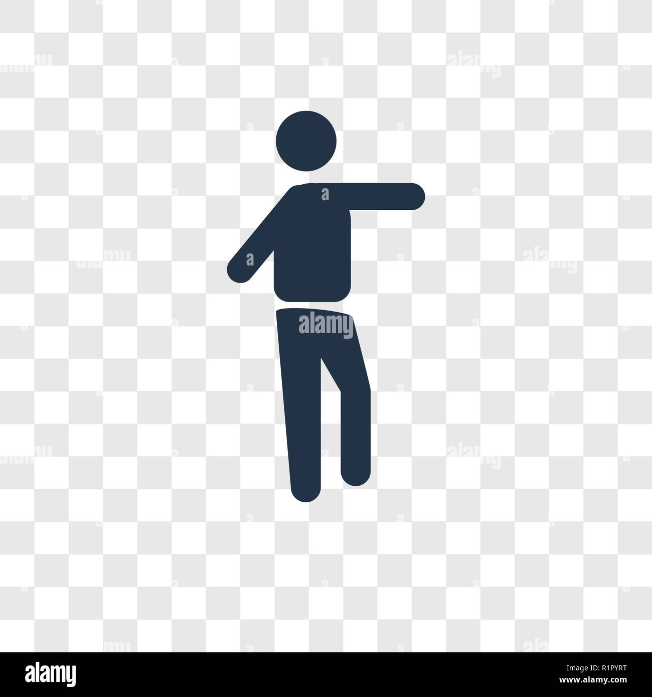 Stretch vector icon isolated on transparent background, Stretch ...