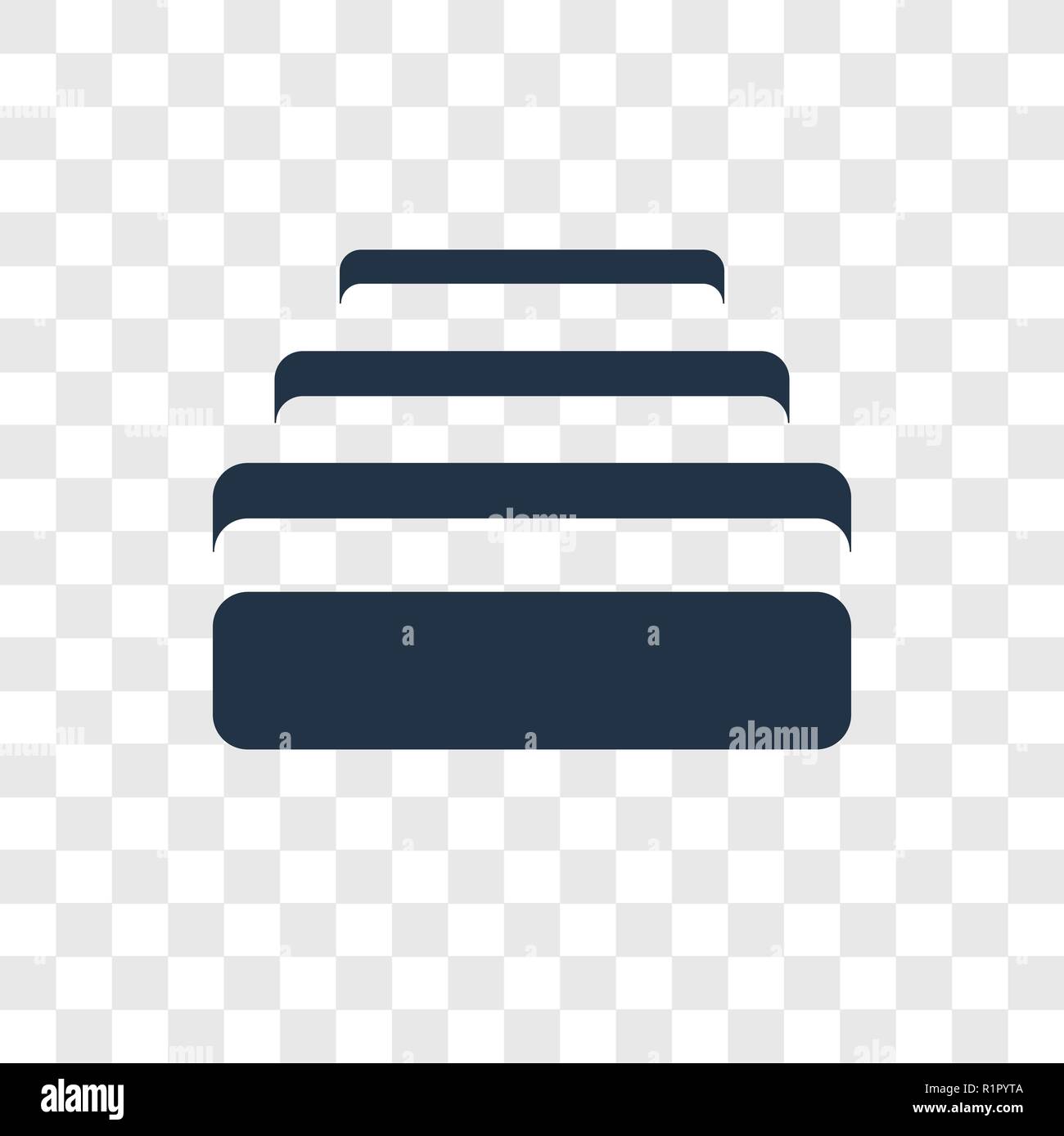 Line vector icon isolated on transparent background, Line transparency ...