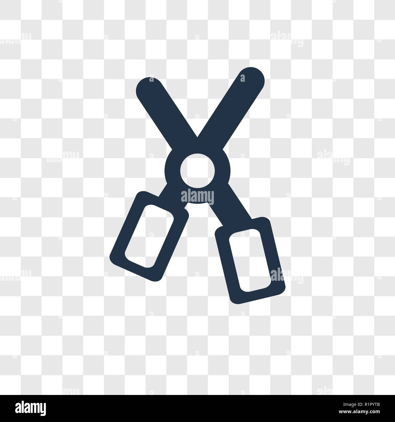 Cut vector icon isolated on transparent background, Cut transparency ...