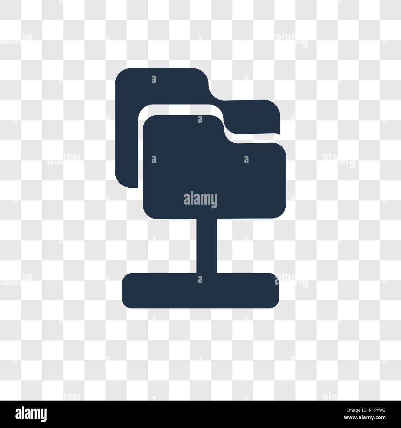 Folder vector icon isolated on transparent background, Folder ...