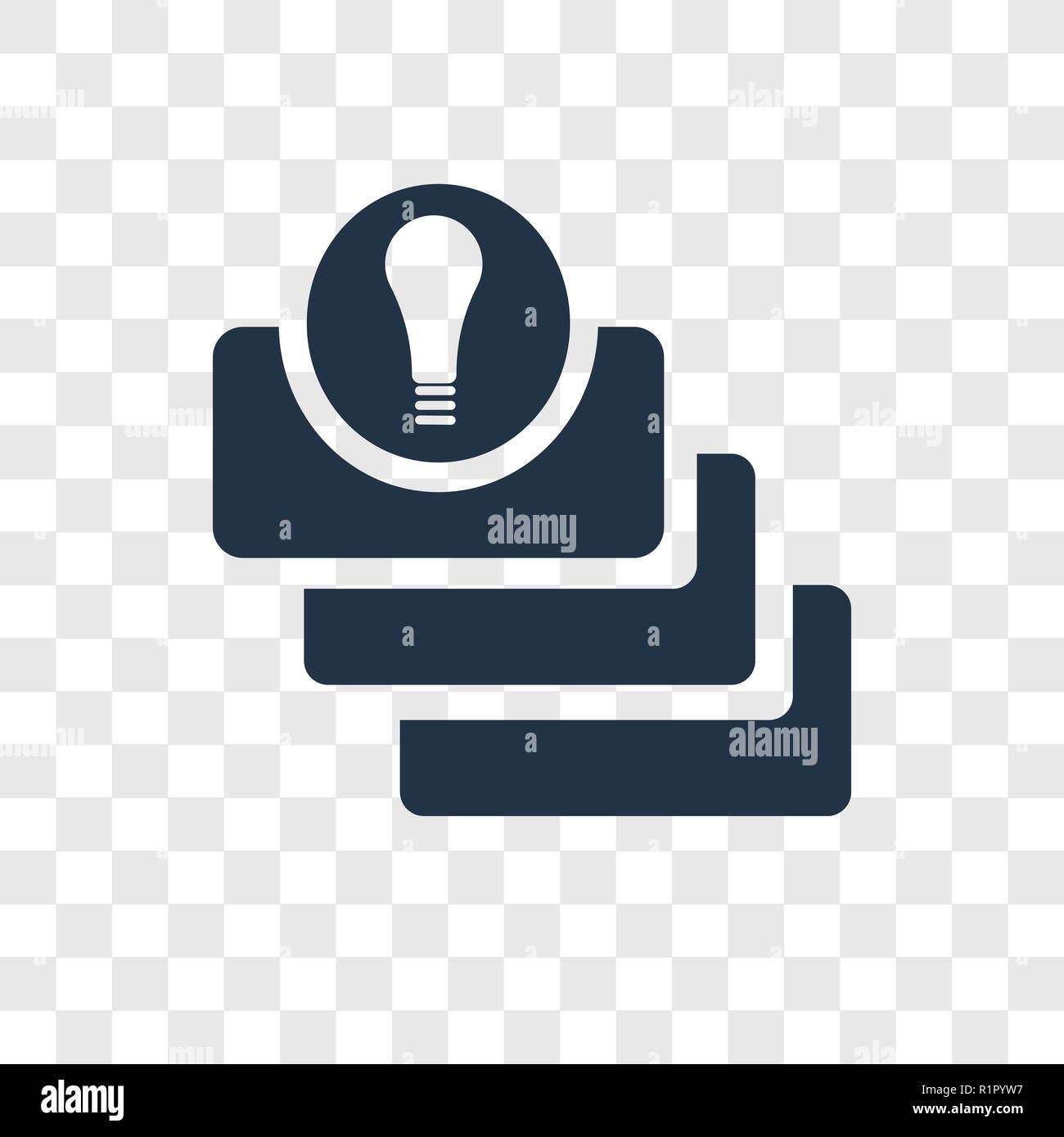 Layer vector icon isolated on transparent background, Layer ...