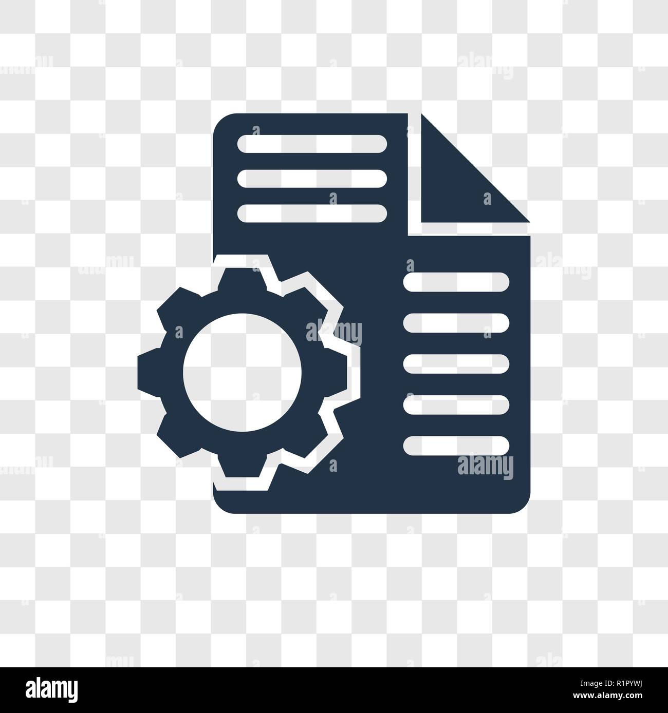 Contract vector icon isolated on transparent background, Contract ...