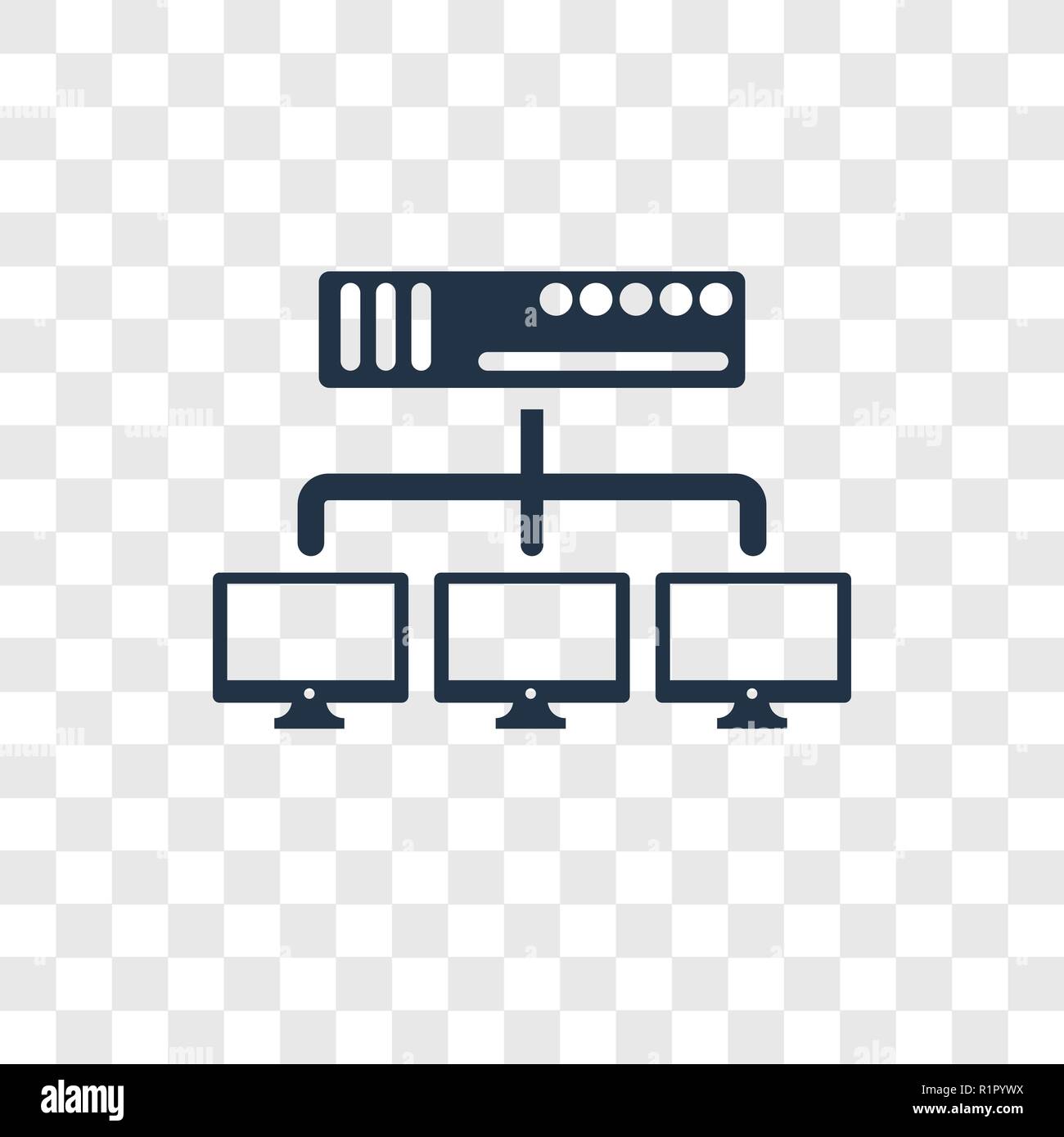 Networking vector icon isolated on transparent background, Networking ...