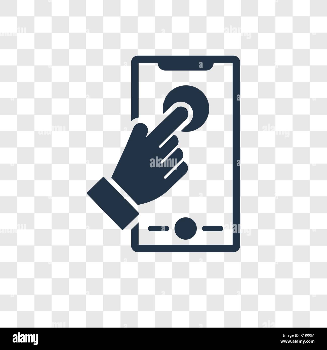 Link vector icon isolated on transparent background, Link transparency ...