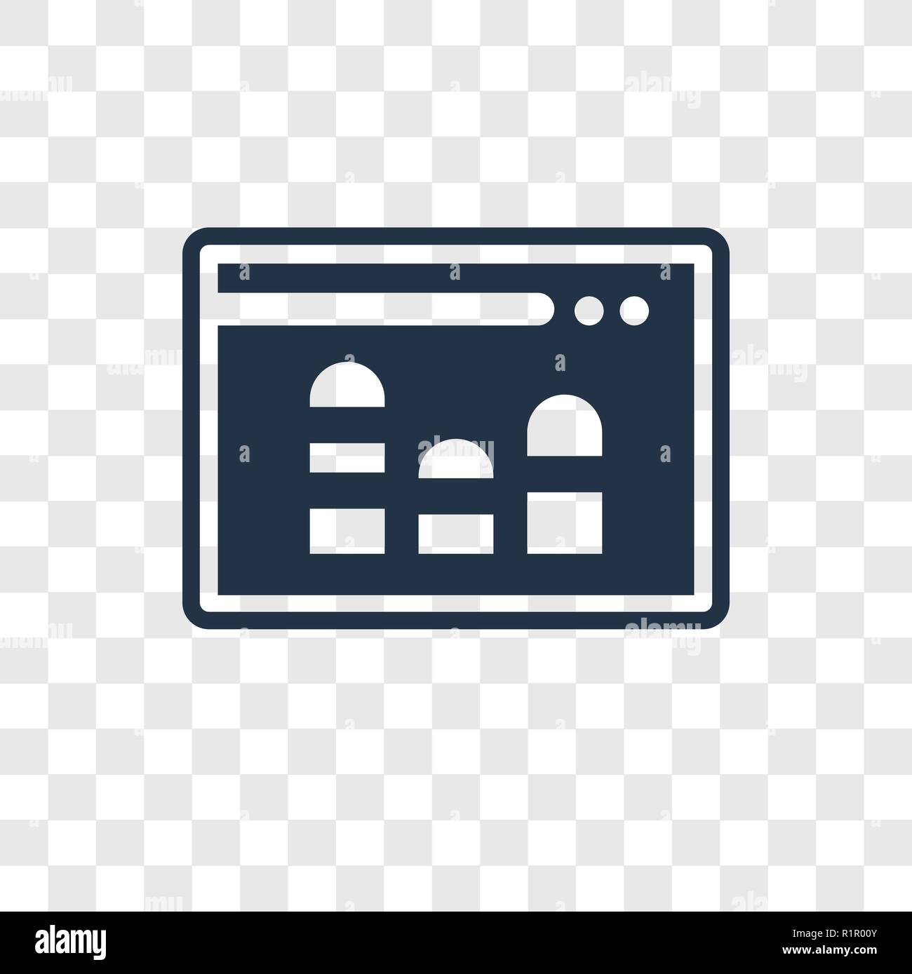 Analytics vector icon isolated on transparent background, Analytics transparency logo concept ...