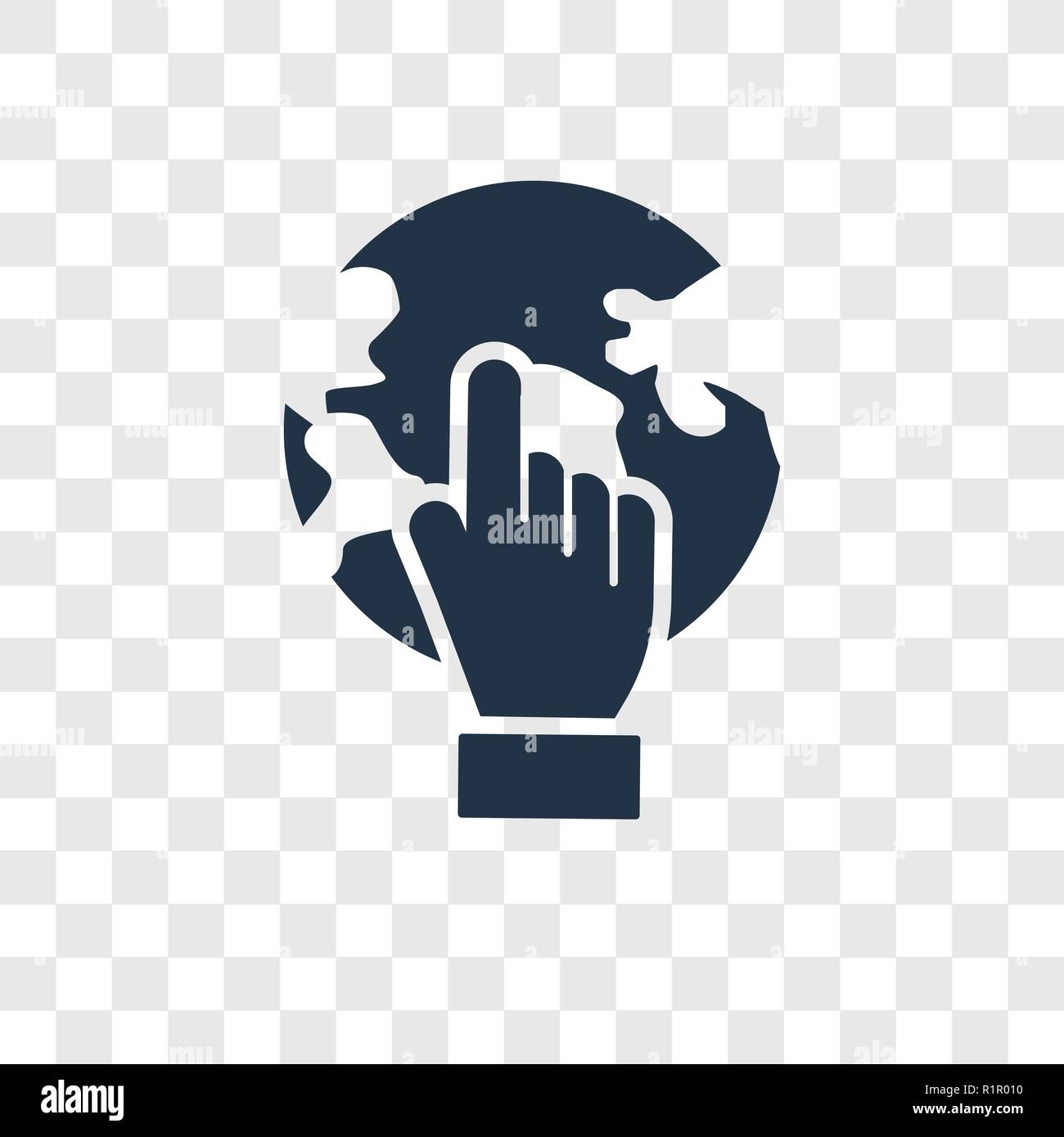 Pay per click vector icon isolated on transparent background, Pay per ...