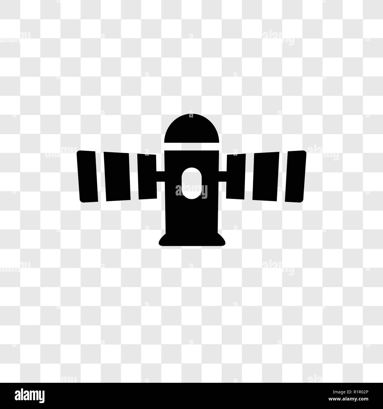 Space Module vector icon isolated on transparent background, Space ...