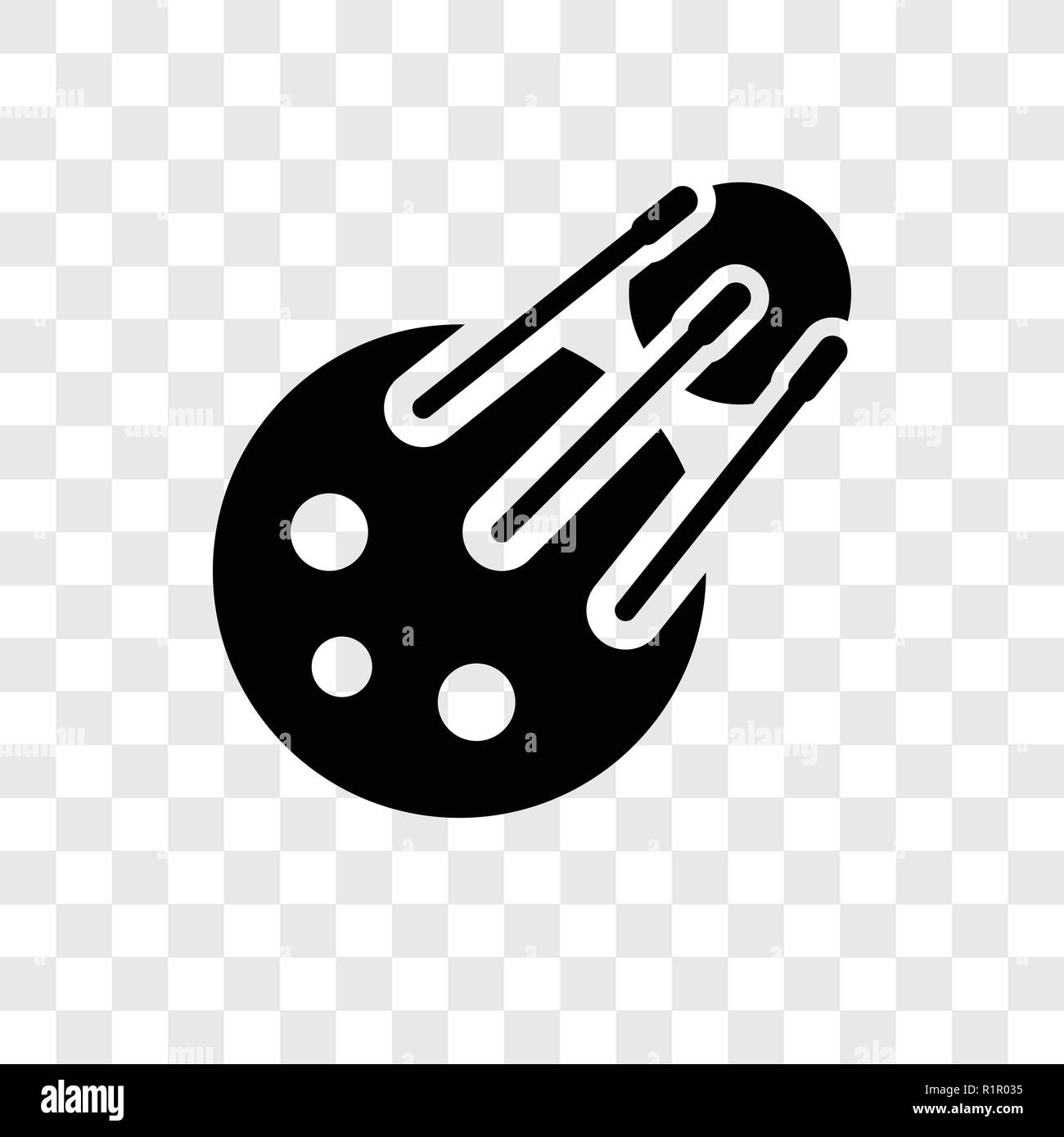 Sputnik vector icon isolated on transparent background, Sputnik ...