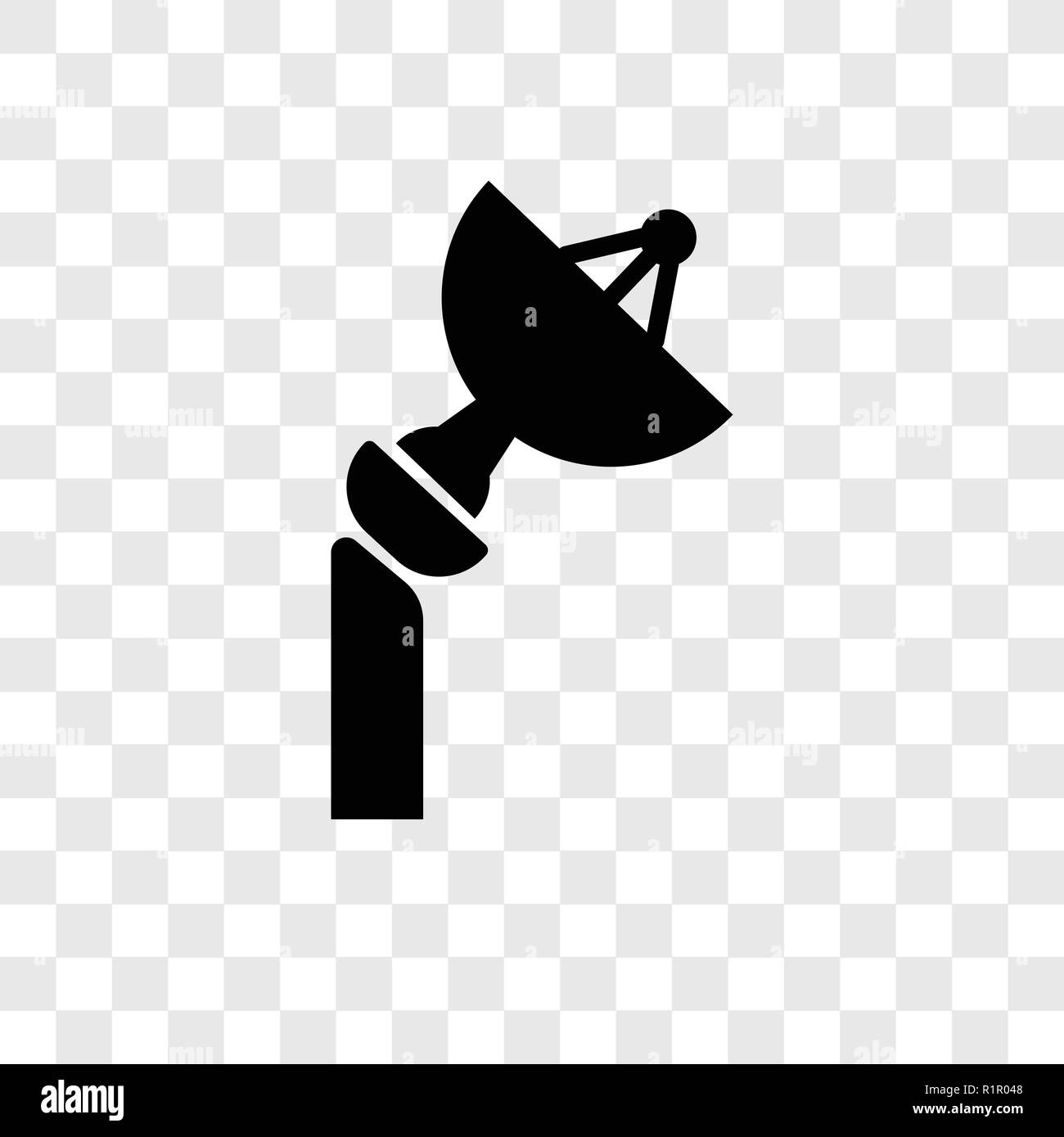 Radar vector icon isolated on transparent background, Radar ...