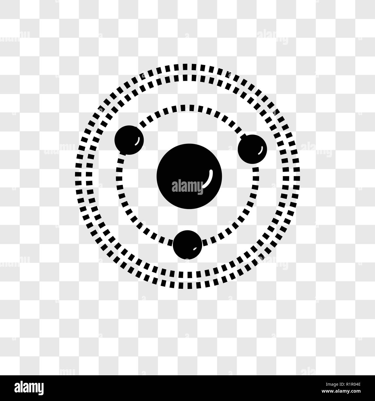 Planet vector icon isolated on transparent background, Planet ...