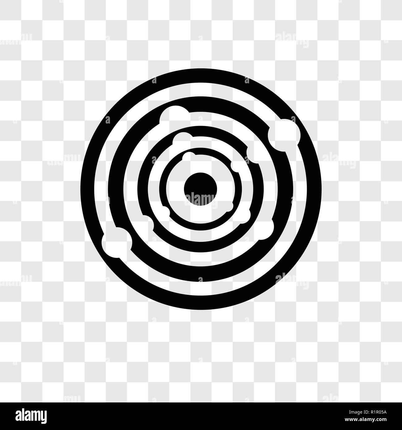 Radar vector icon isolated on transparent background, Radar ...