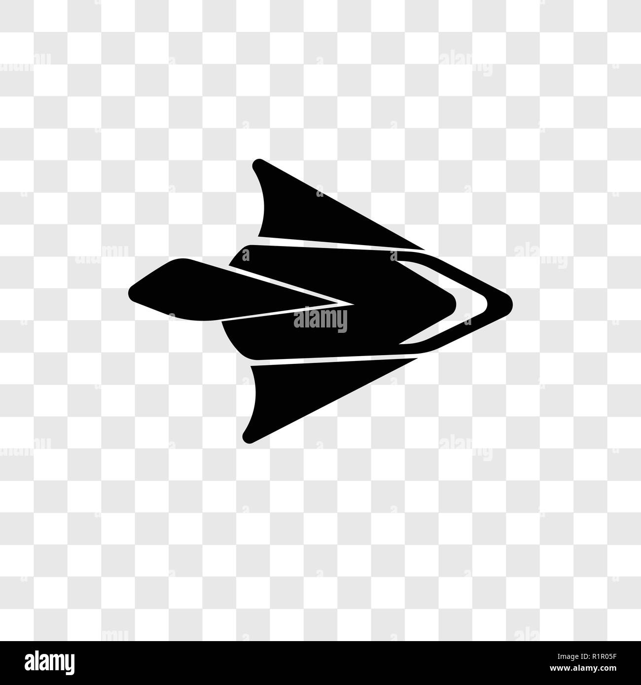 Rocket ship vector icon isolated on transparent background, Rocket ship ...