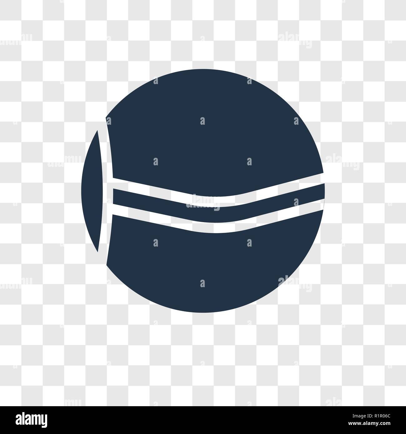 Ball vector icon isolated on transparent background, Ball transparency ...