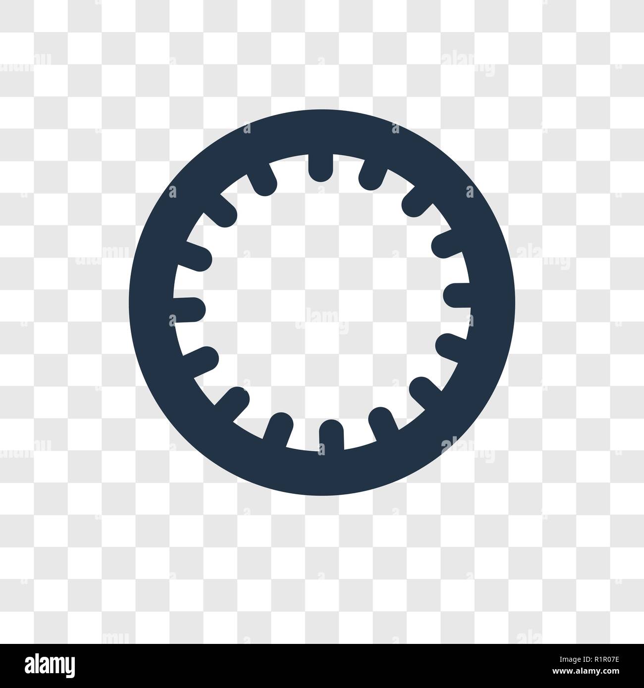Hoop vector icon isolated on transparent background, Hoop transparency ...
