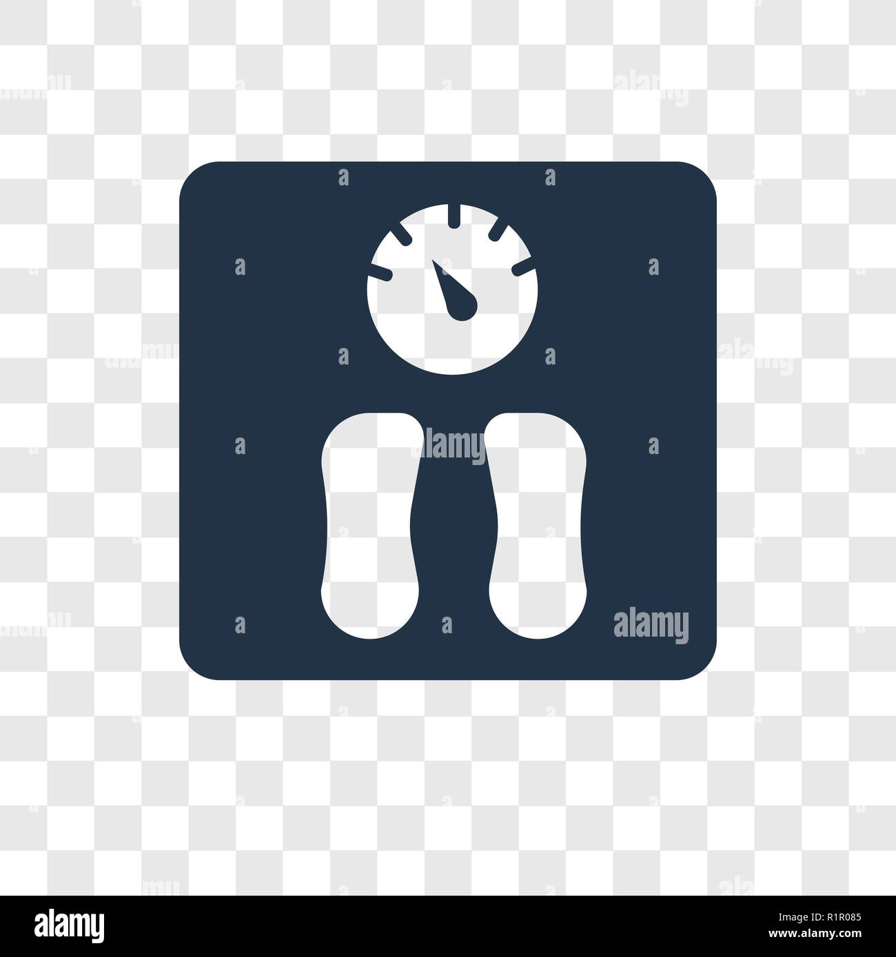 Weight vector icon isolated on transparent background, Weight ...