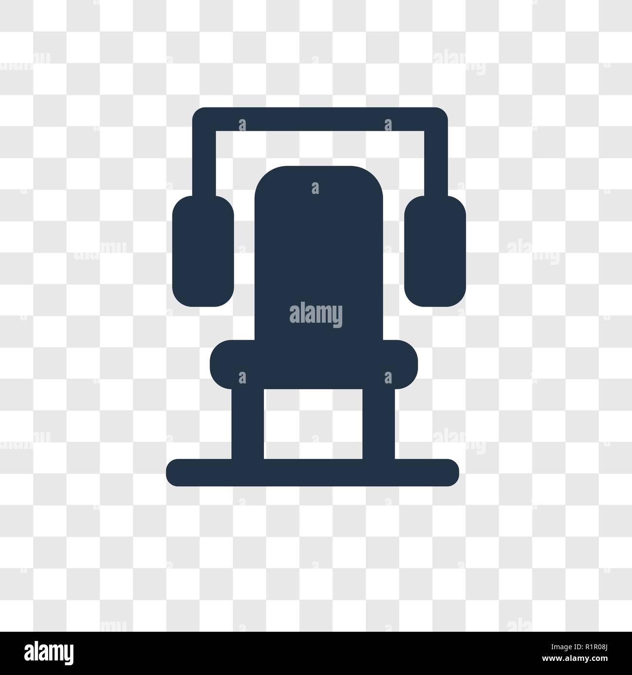 Machine vector icon isolated on transparent background, Machine transparency logo concept Stock ...