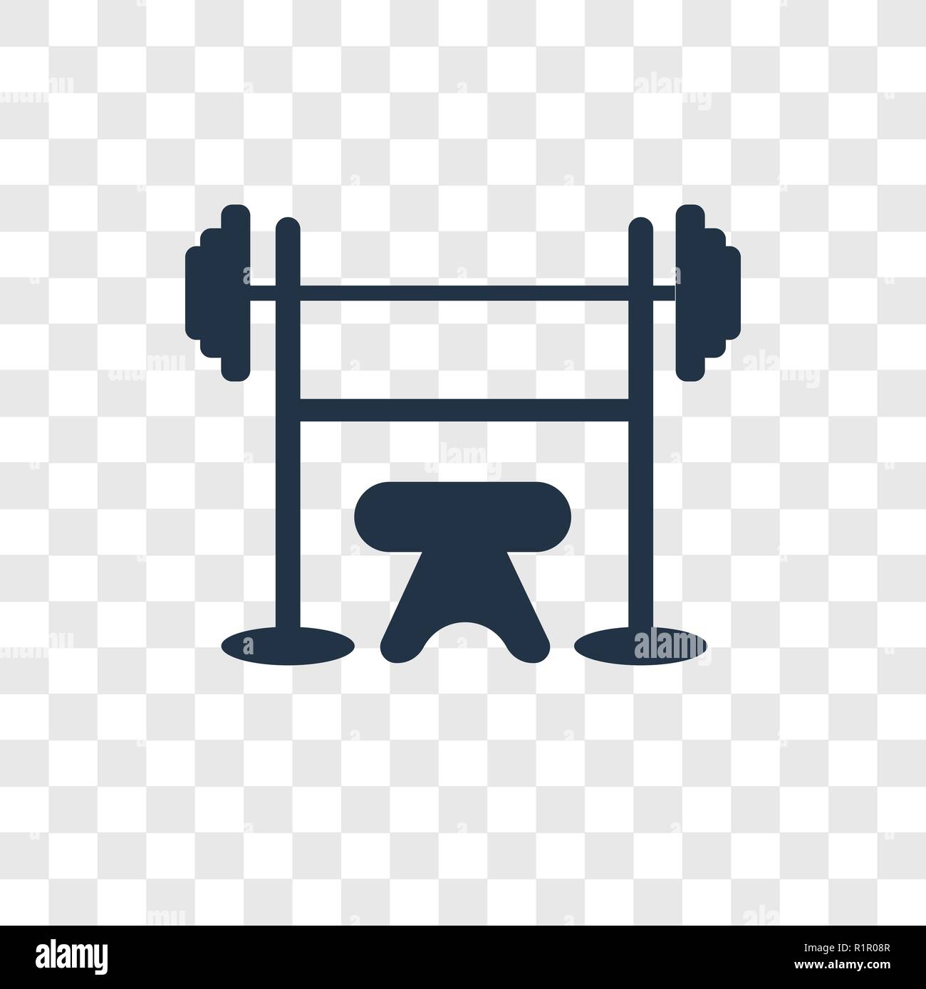 Dumbbell vector icon isolated on transparent background, Dumbbell ...