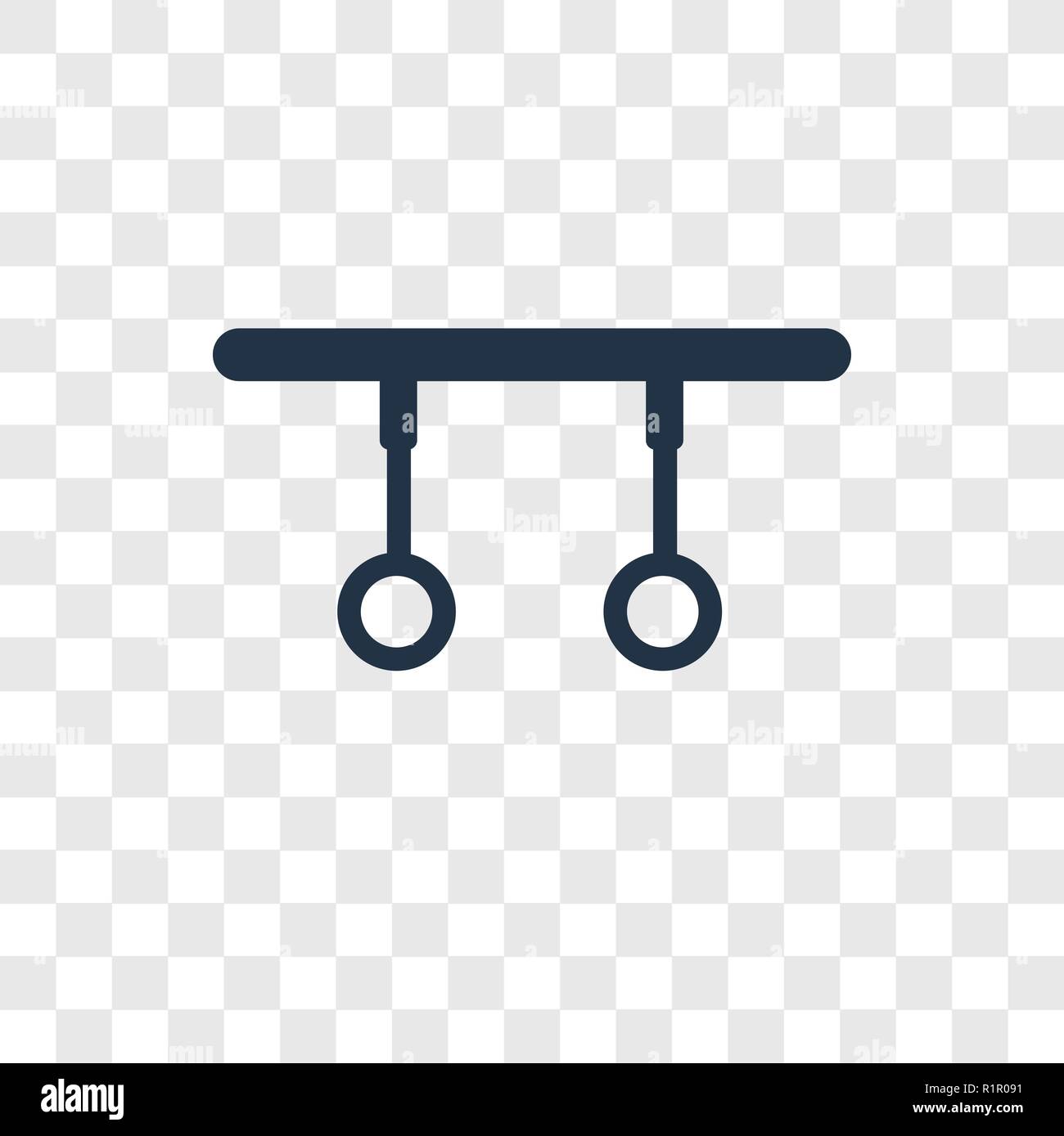 Rings vector icon isolated on transparent background, Rings ...