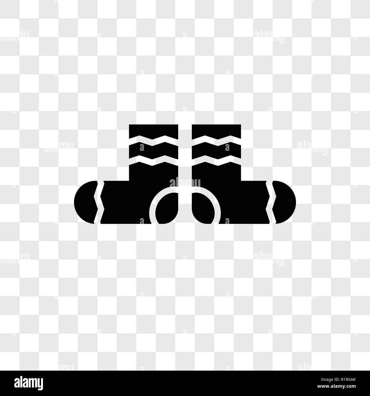 Socks vector icon isolated on transparent background, Socks ...