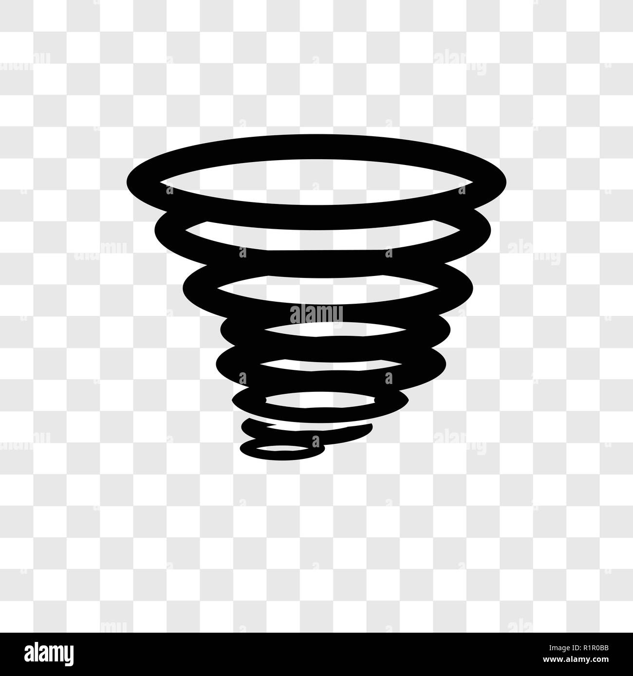 Storm vector icon isolated on transparent background, Storm ...