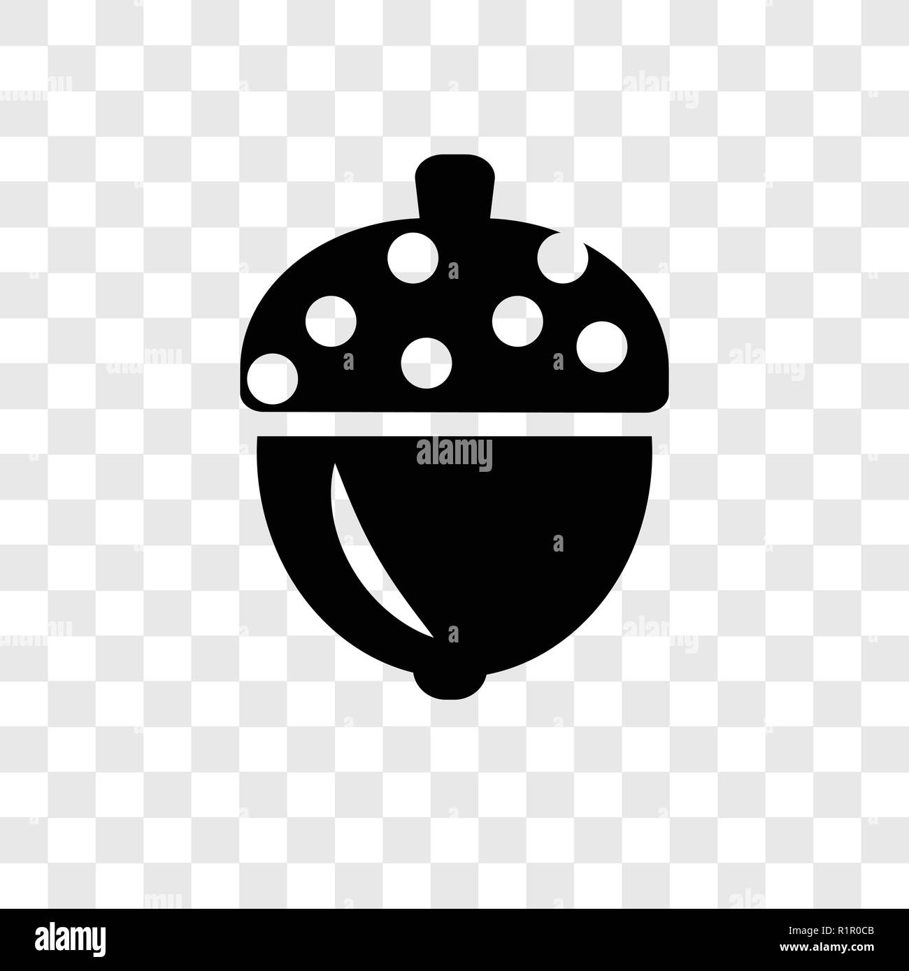 Acorn vector icon isolated on transparent background, Acorn ... Acorn vector icon isolated on transparent background, Acorn ...