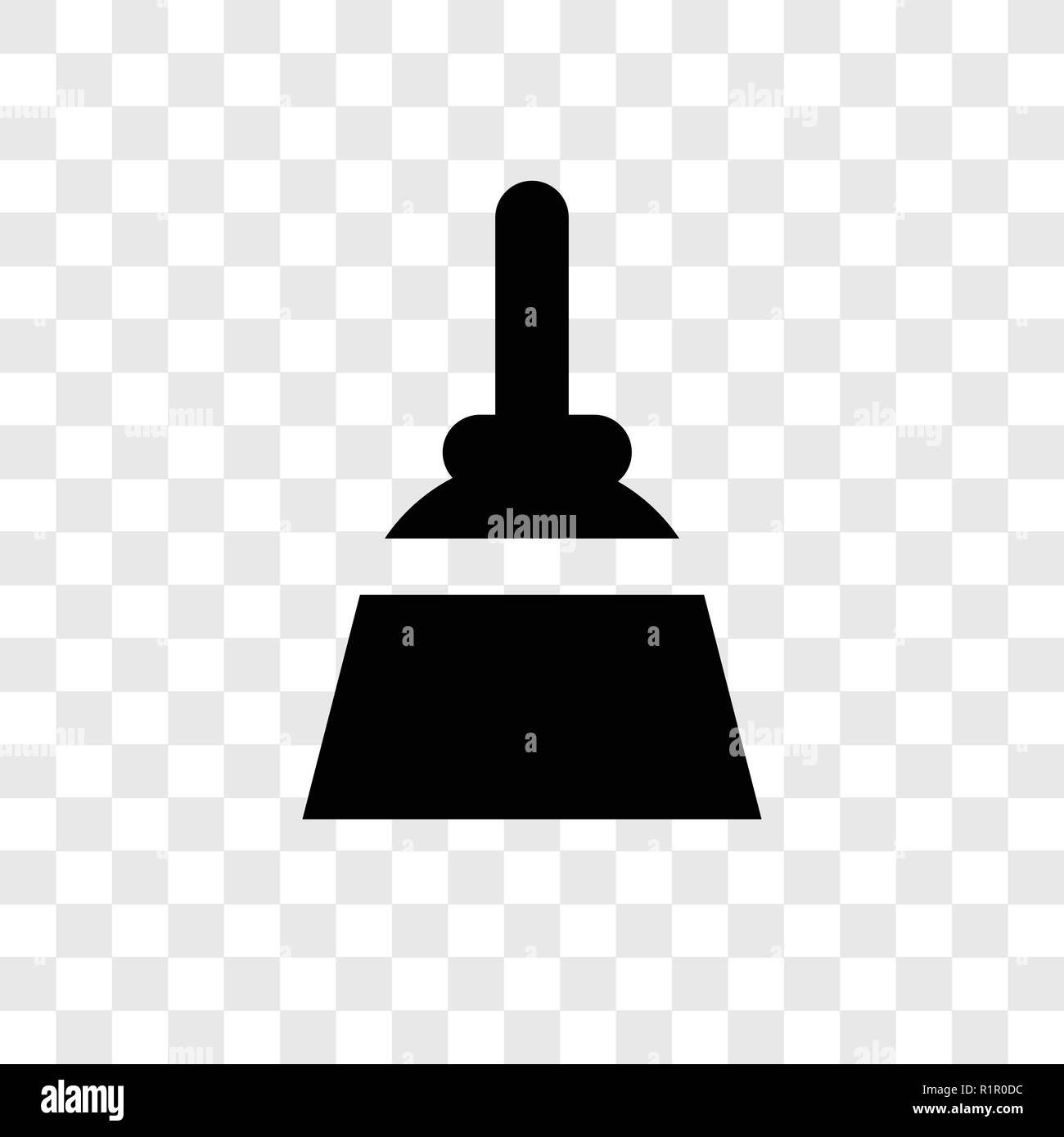 Broom vector icon isolated on transparent background, Broom ...