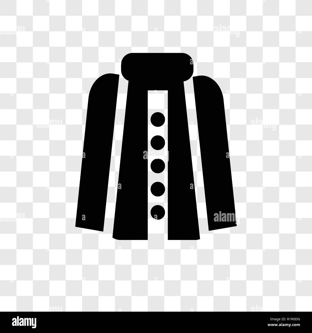 Cloak vector icon isolated on transparent background, Cloak ...