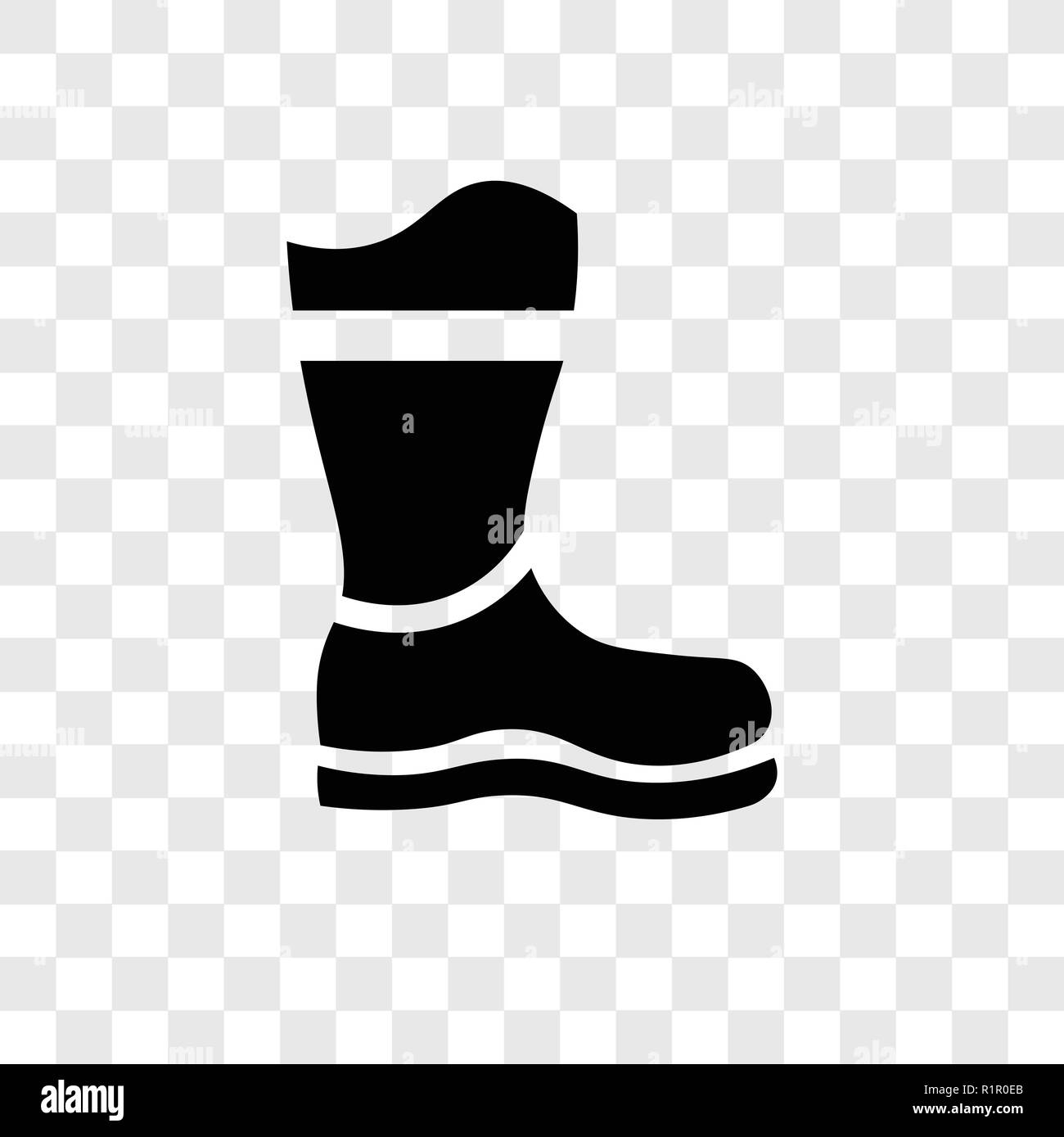 Rubber Roots vector icon isolated on transparent background, Rubber ...