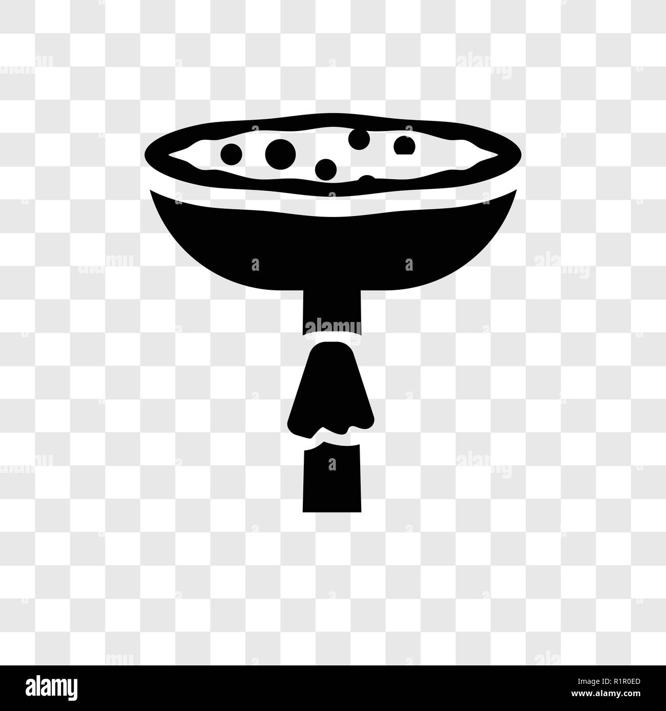 Mushroom vector icon isolated on transparent background, Mushroom ...