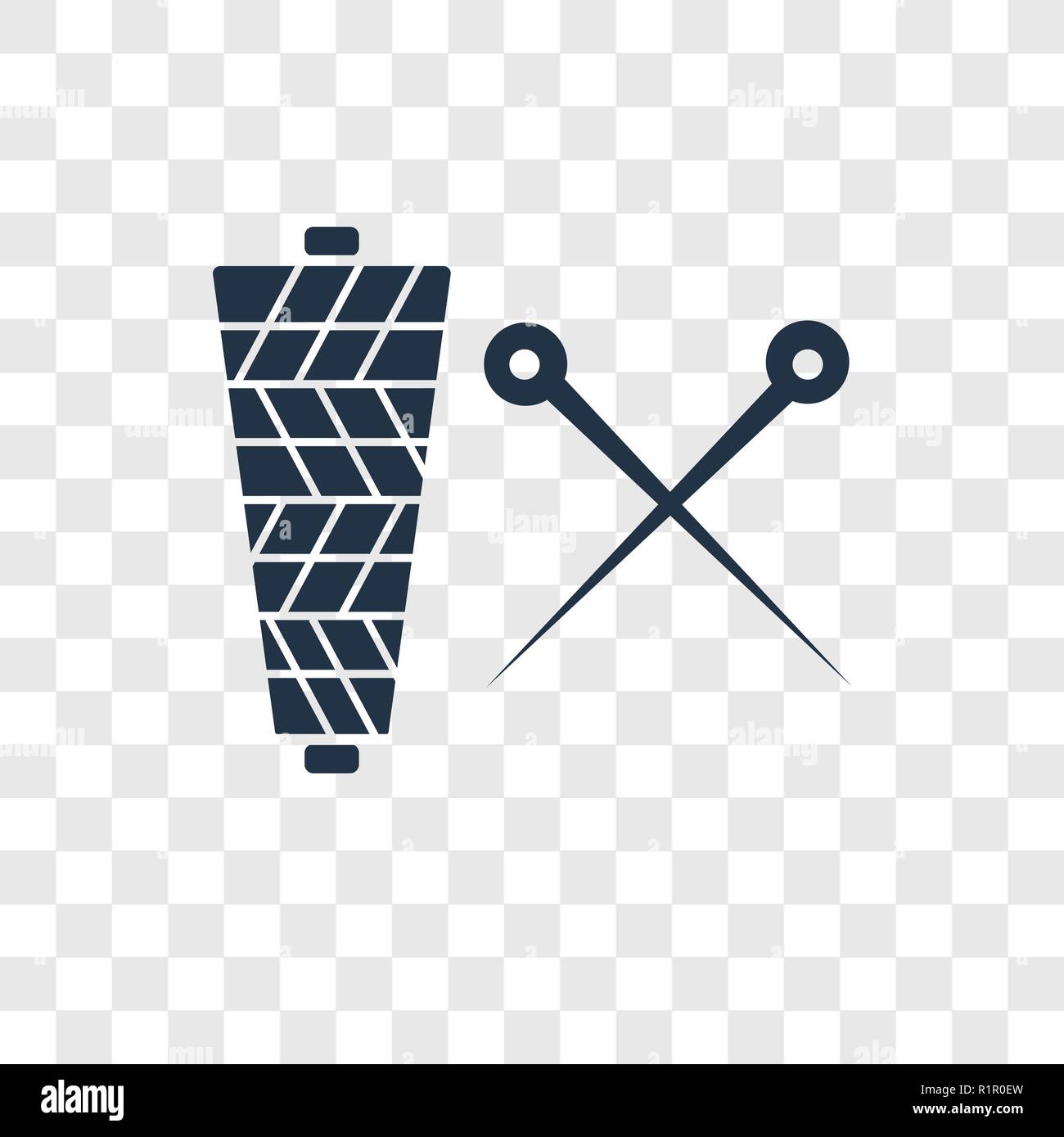 Thread vector icon isolated on transparent background, Thread ...