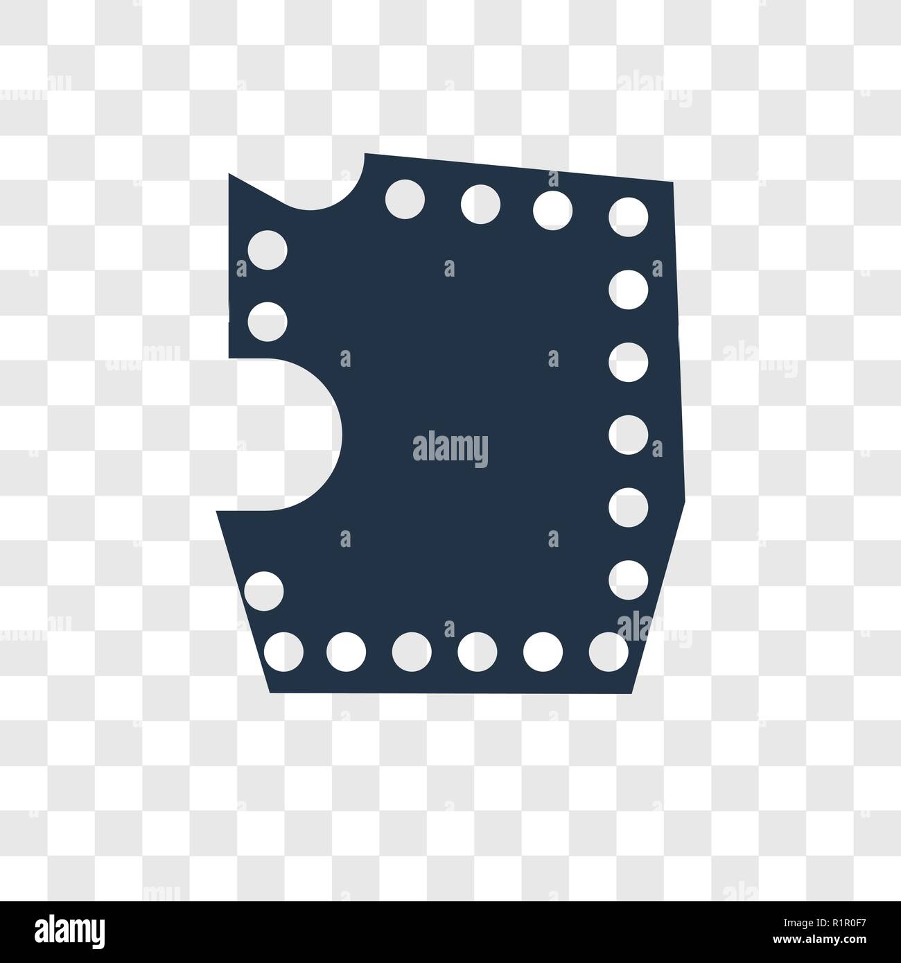 Material vector icon isolated on transparent background, Material ...