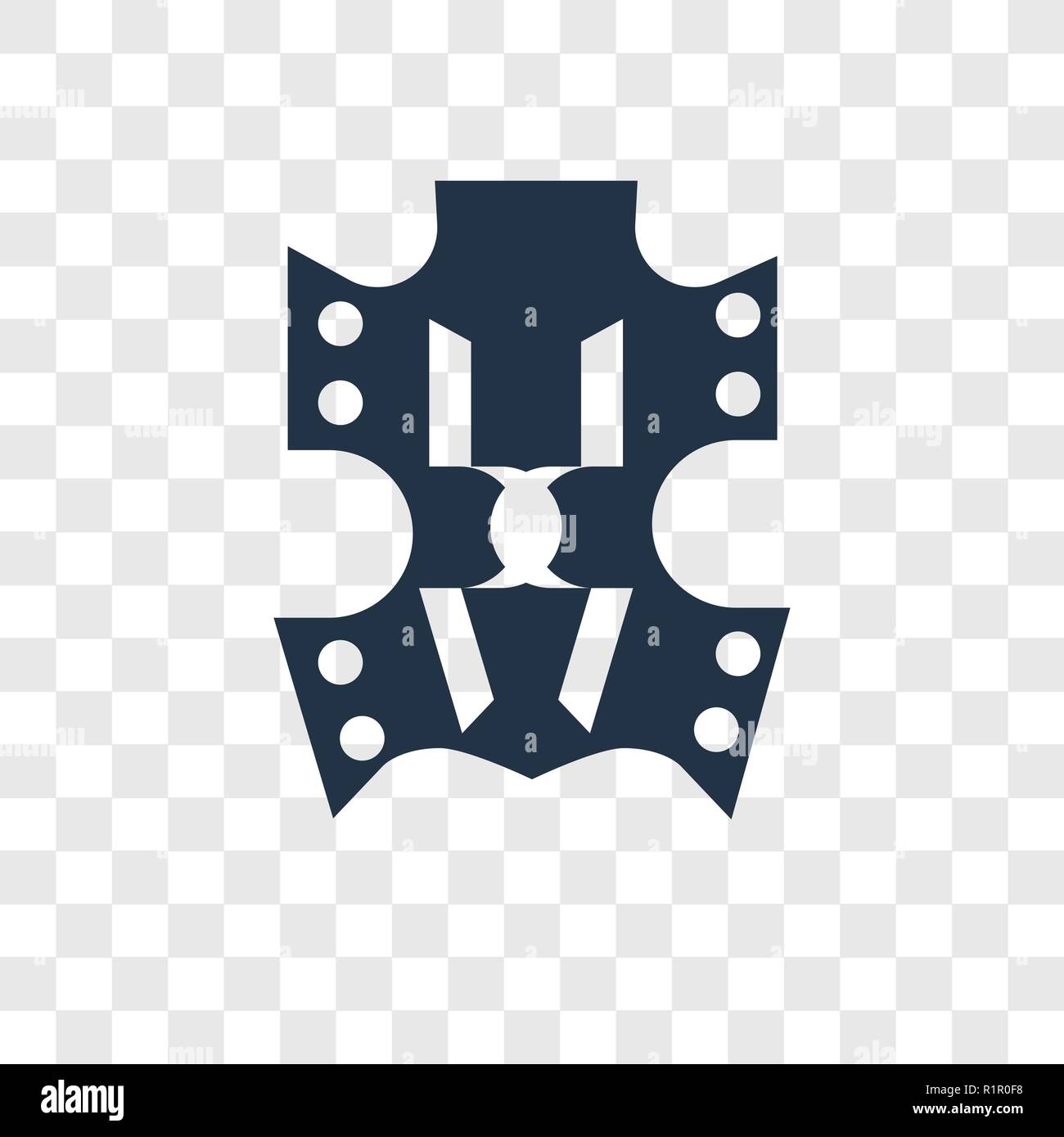 Leather vector icon isolated on transparent background, Leather ...