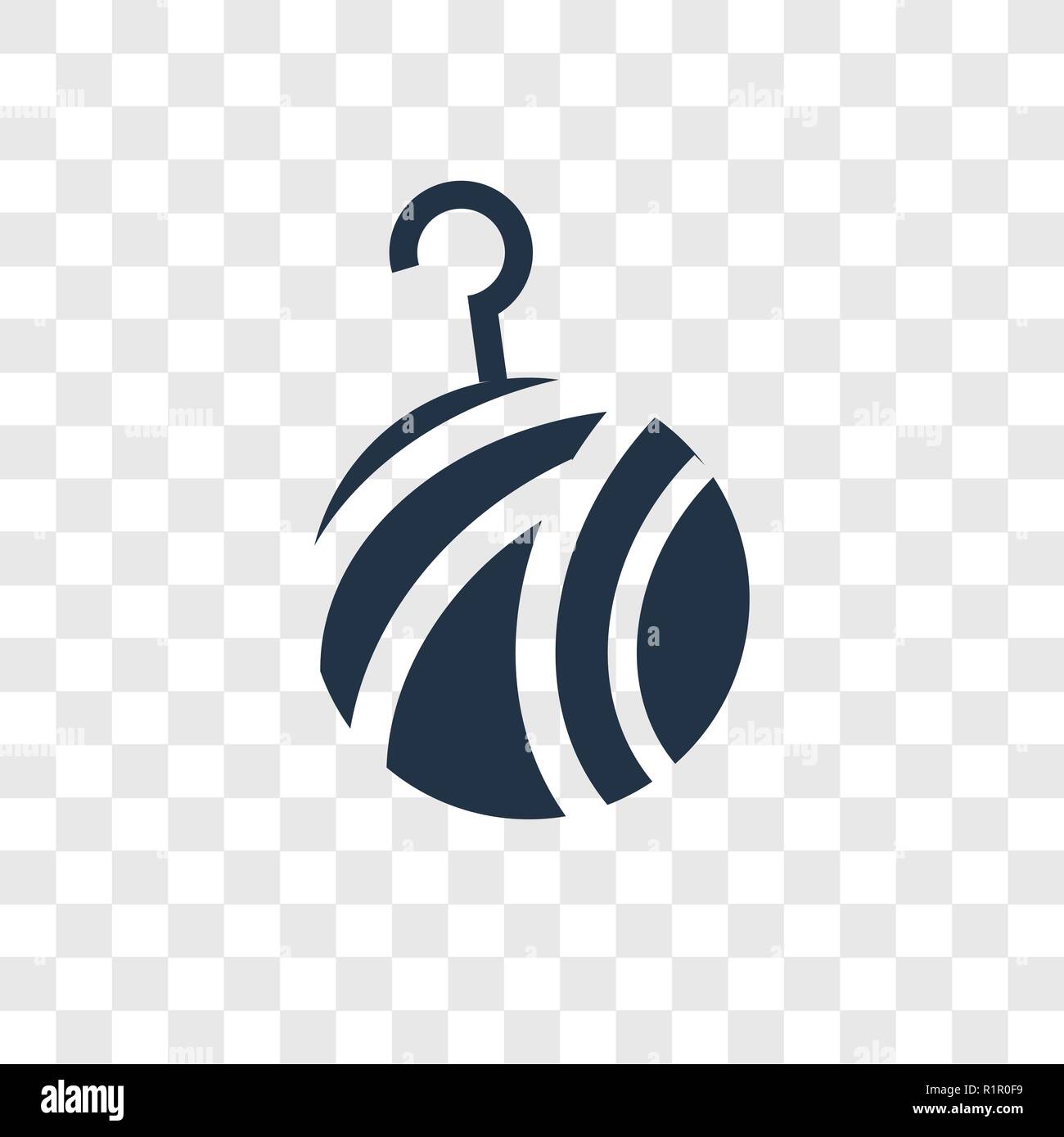Ball of wool vector icon isolated on transparent background, Ball of ...