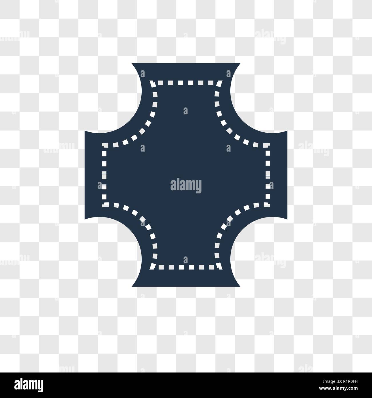 Fabric vector icon isolated on transparent background, Fabric ...